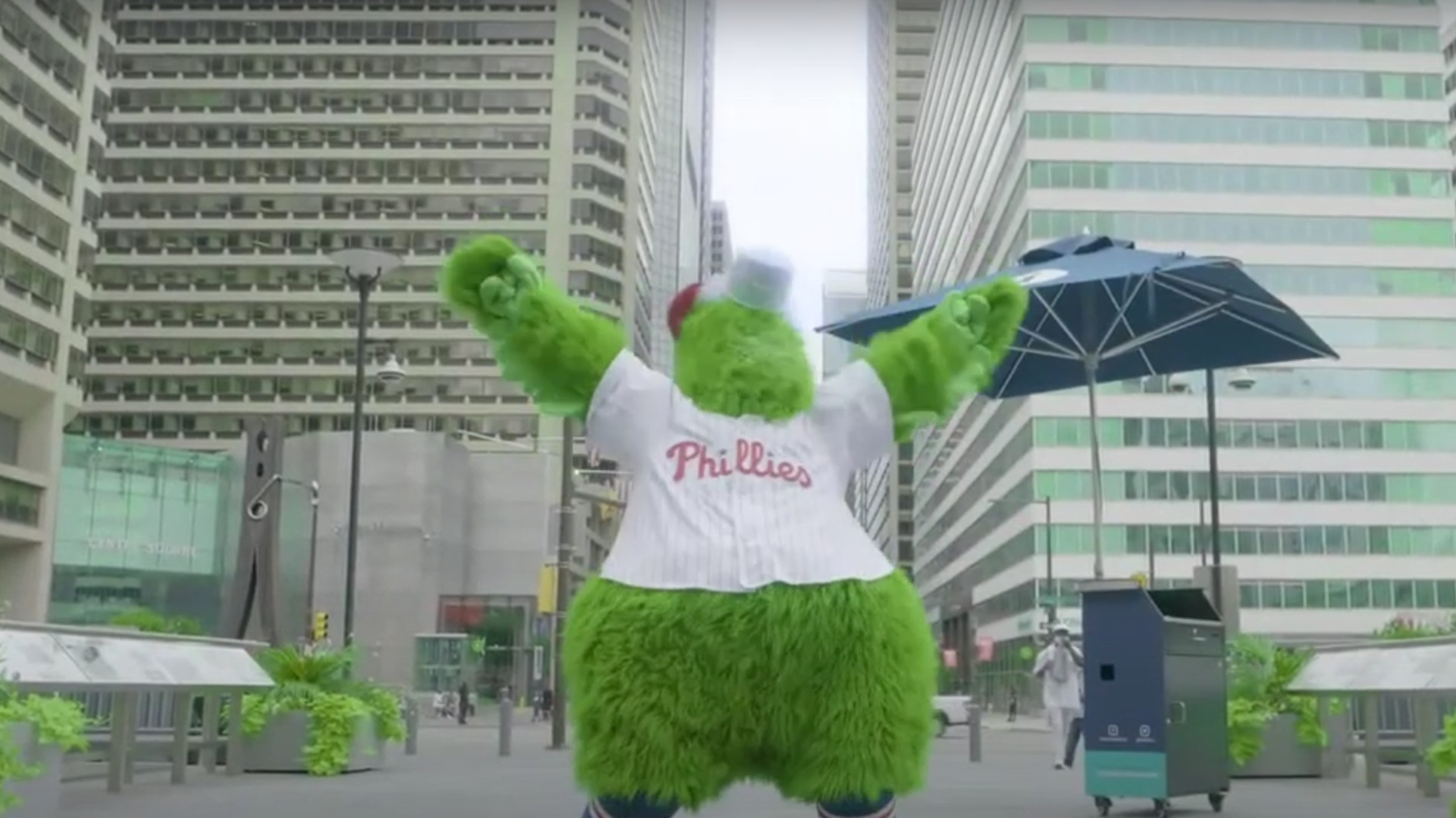 The Phillie Phanatic Shows Off a Clean & Safe Philly | Visit Philadelphia