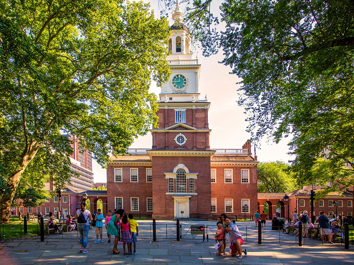 Independence Hall At Square